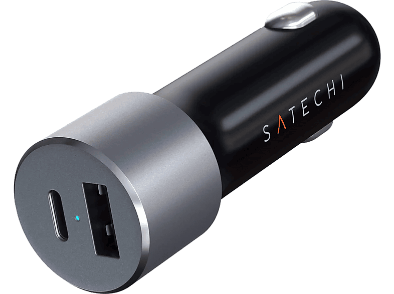 SATECHI Autós szivargyújtó adapter, 1x USB Type-C max 60w, 1x USB-A max ...