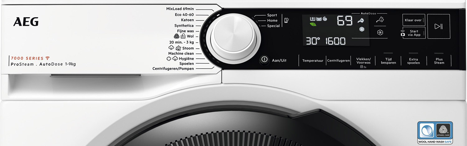 AEG LR7596AD4 7000-serie ProSteam Autodose Wasmachine kopen? | MediaMarkt