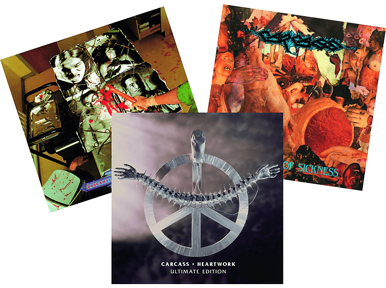 Carcass | DESCANTING/SICKNESS/HEARTWORK - (CD) Carcass auf CD online ...