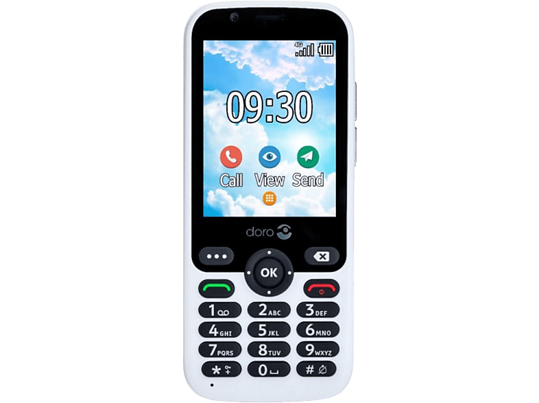 DORO 7010 | 4G Eenvoudige Bar Telefoon (Wit) | MediaMarkt
