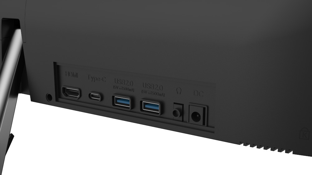 PEAQ Écran PC PMO Slim S242 24" 5ms USB-C (PMO S242-VFC)