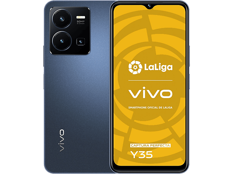 REACONDICIONADO Seminuevo(*) Móvil | vivo Y35, Starlit Blue, 256GB, 8GB ...