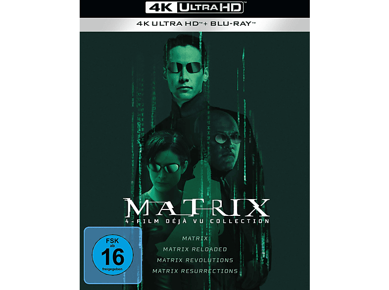 Matrix 4-Film Déjà Vu Collection [4K Ultra HD Blu-ray + Blu-ray] online ...