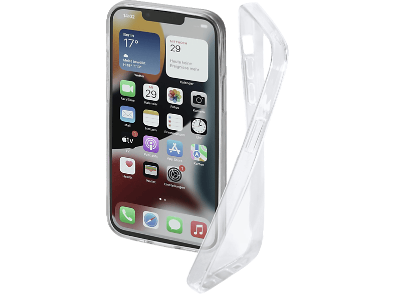 HAMA Crystal Clear, Backcover, Apple, iPhone 14 Pro, Transparent für ...