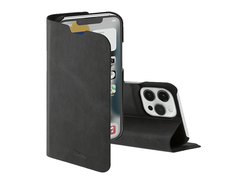 HAMA Booklet "Guard Pro" Bookcover, für Apple iPhone 14 Pro, Schwarz ...