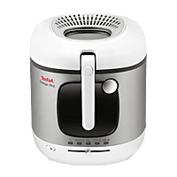 Fritteuse TEFAL FR4800 Mega XXL Fritteuse 2100 Watt Weiß/Schwarz/Silber ...