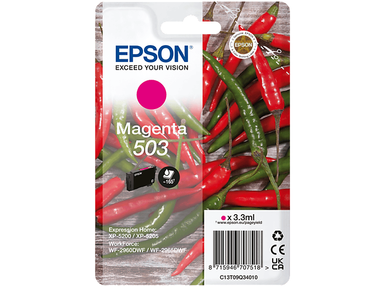 EPSON 503 Chilischoten Single Magenta Tinte | MediaMarkt