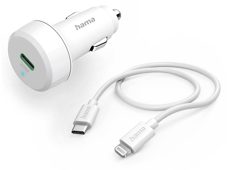Hama Fic E3 Autós Gyorstöltő Pd 3a 20w Usb Type C Lightning
