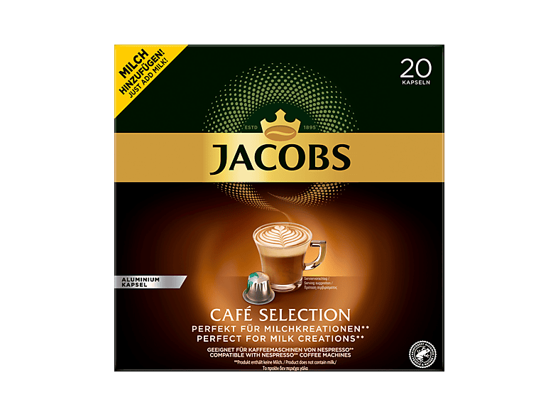 JACOBS Jacobs NCC Café Selection kávé kapszula, 20db | MediaMarkt