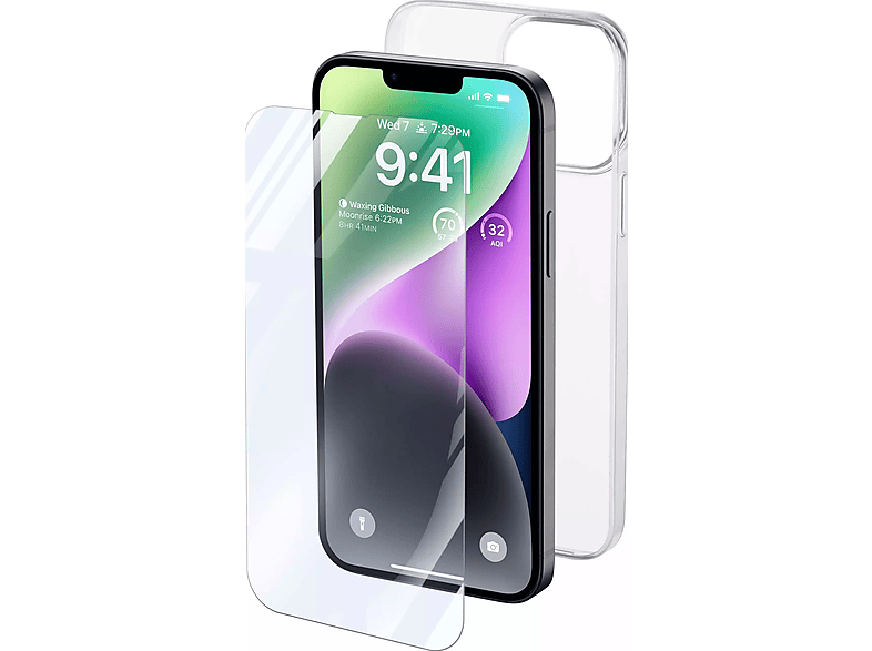 CELLULAR LINE Set PROTECTION KIT aus Backcover und Schutzglas Full ...