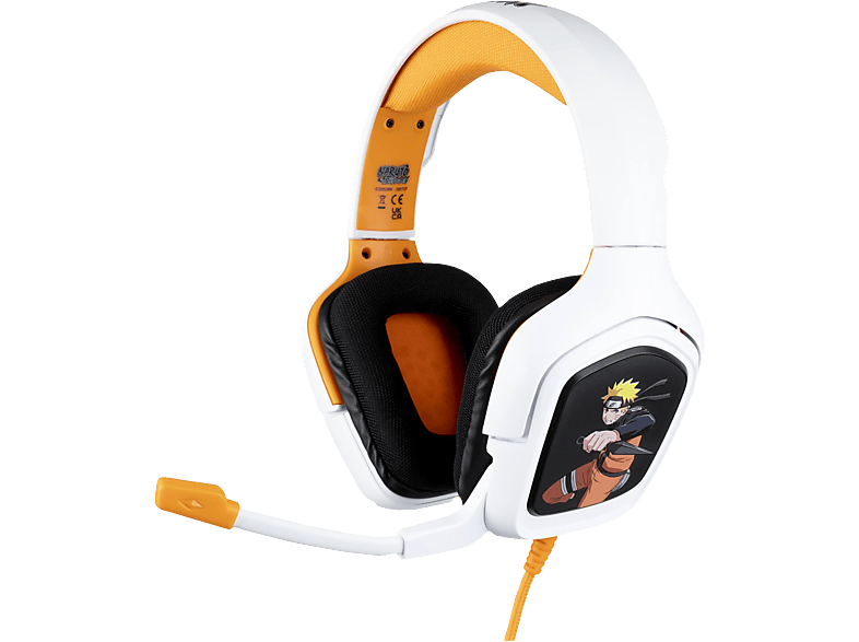 KONIX Naruto Shippuden | Naruto - Gaming-Headset (Weiss/Orange/Schwarz ...