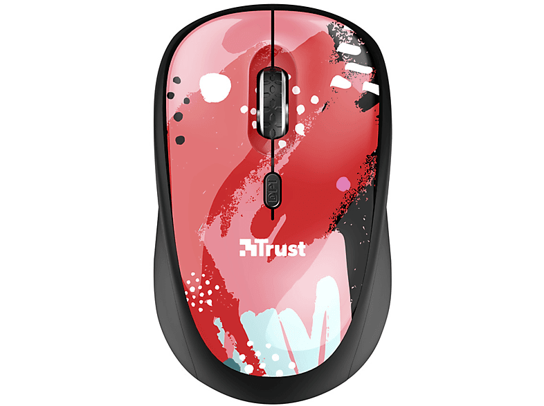 TRUST Mouse PC YVI WRLS MOUSE RED BRUSH wireless | MediaWorld.it