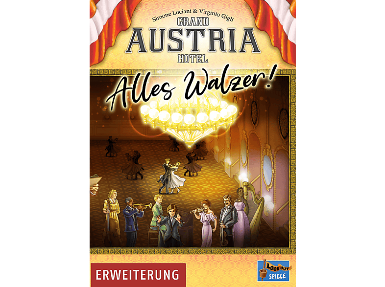 LOOKOUT Grand Austria Hotel | Alles Walzer Brettspiel Mehrfarbig ...