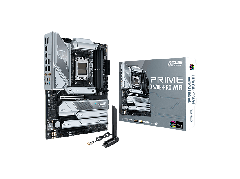 ASUS Mainboard Prime X670E Pro WIFI AMD AM5 ATX PCIe 5 0 DDR5 Wi