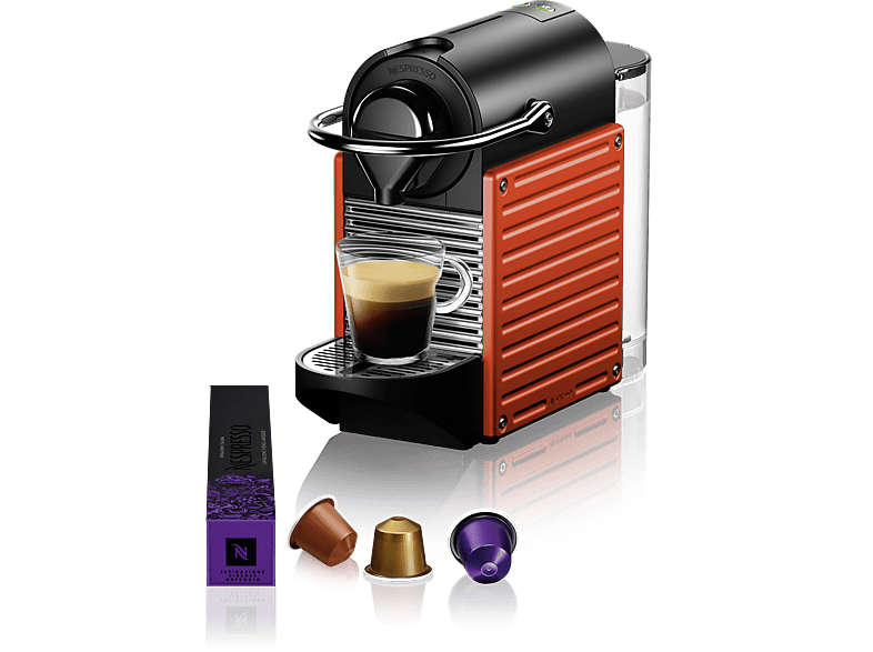 NESPRESSO C61 Pixie Kapsüllü Kahve Makinesi Kırmızı - indirimsa.com
