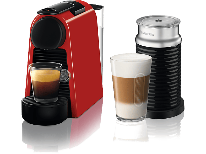 NESPRESSO Essenza Mini D 35 Bundle Kapsüllü Kahve Makinesi Kırmızı ...