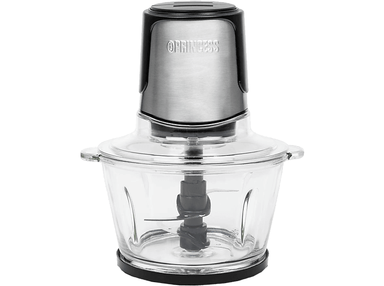 PRINCESS Duo Power Chopper XL | Zerkleinerer (Schwarz/Silber) | MediaMarkt