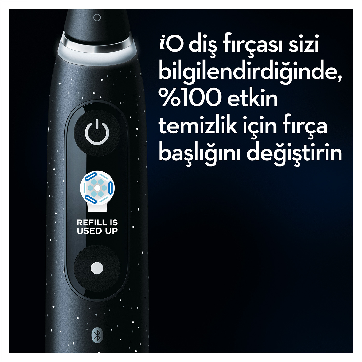ORAL B iO 10 Şarjlı Diş Fırçası Siyah + Manyetik Şarj + Seyahat Kabı ...