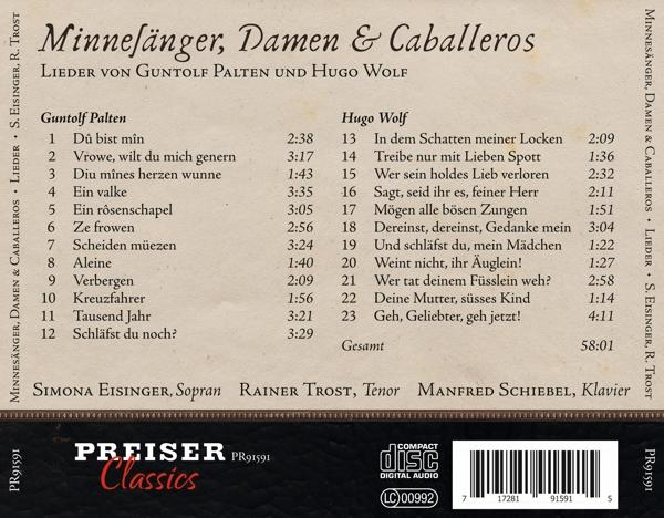 Eisinger,Simona/Trost,Rainer | Minnesänger, Damen And Caballeros - (CD ...