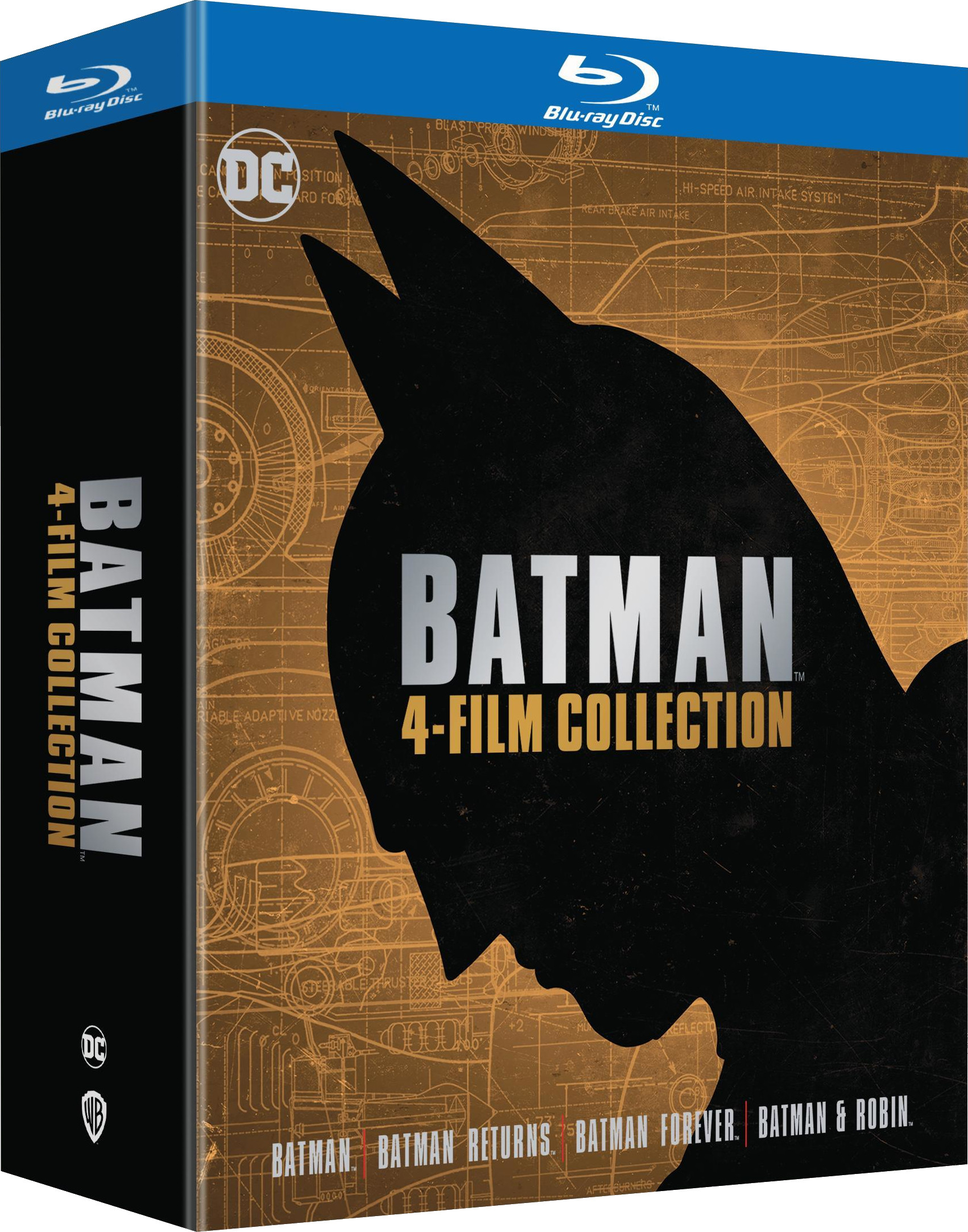 Batman: 4 Film Collection | Blu-ray Coffrets