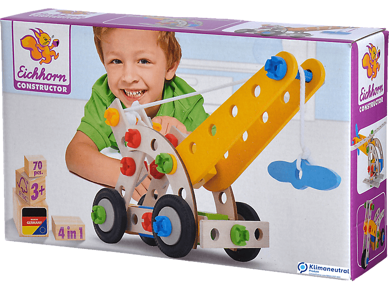 Eichhorn Constructor Kranwagen Constructor Kranwagen Bunt Baukästen Und Konstruktionsspielzeug 