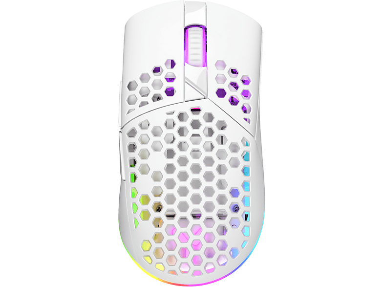 ISY Gaming Maus IGM-5000-WT Ultralight, Kabellos, Weiß | MediaMarkt