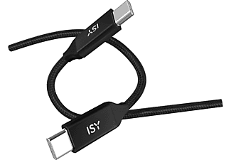 ISY IUC 5000 USB-C to C Ladekabel / Datenkabel Universal, Schwarz USB ...