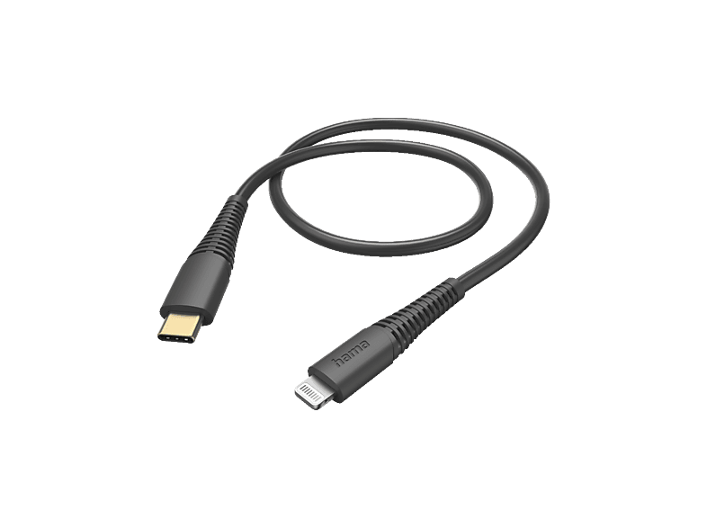 HAMA Lightning auf USB-C, Ladekabel, 1,5 m, Schwarz Ladekabel$[, Apple ...