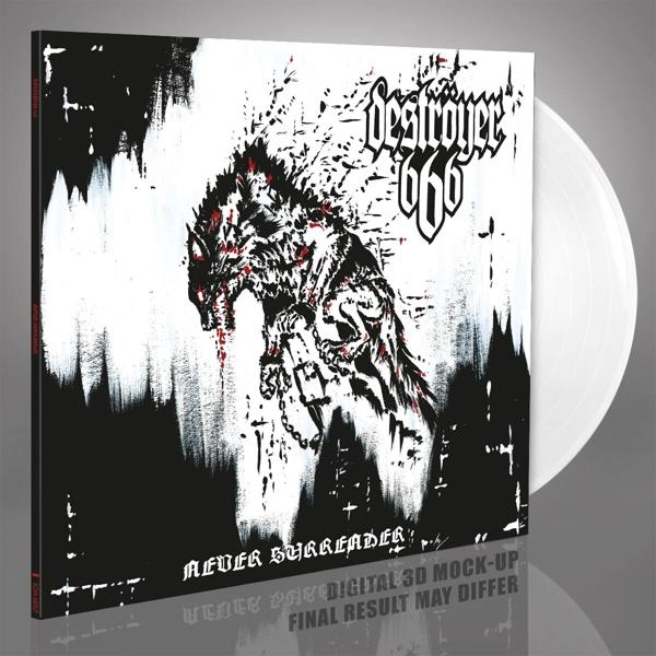 Destroyer 666 | Destroyer 666 - NEVER SURRENDER (SOLID WHITE VINYL ...