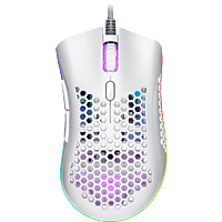ISY IGM-4500-WT Honeycomb RGB Gaming Maus, Weiß Gaming Maus ...