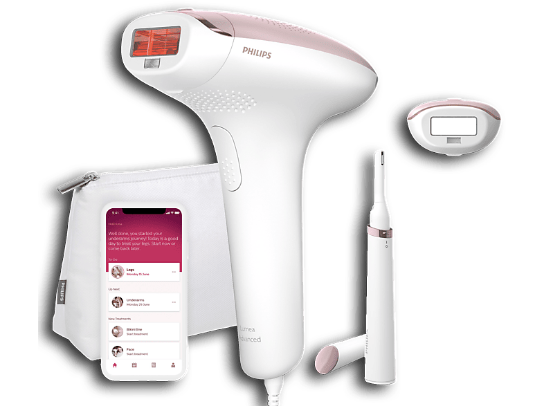 Depiladora IPL | Philips Lumea Advanced BRI920/00, Luz pulsada en casa ...