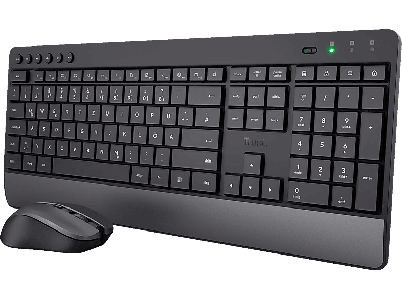 TRUST Trezo Comfort QWERTZ Tastatur und Maus Set online kaufen | MediaMarkt