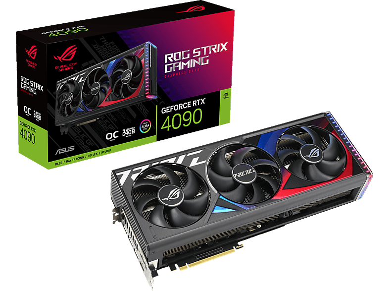 ASUS ROG Strix GeForce RTX 4090 OC (NVIDIA, Grafikkarte) Grafikkarte ...