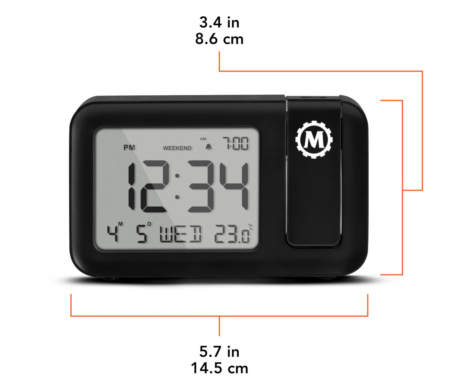 OREGON SCIENTIFIC Reveil numerique Night Owl '86 avec projection Noir ...