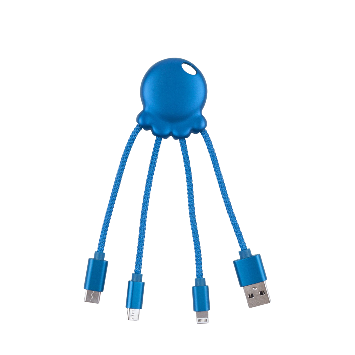 XOOPAR Eco-Octopus-kabelset USB/Micro-USB/USB-C/Lightning Metallic ...