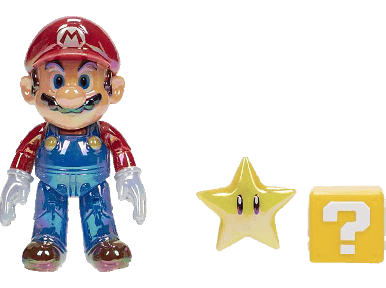 JAKKS PACIFIC Nintendo : mario avec étoile et bloc point d ...