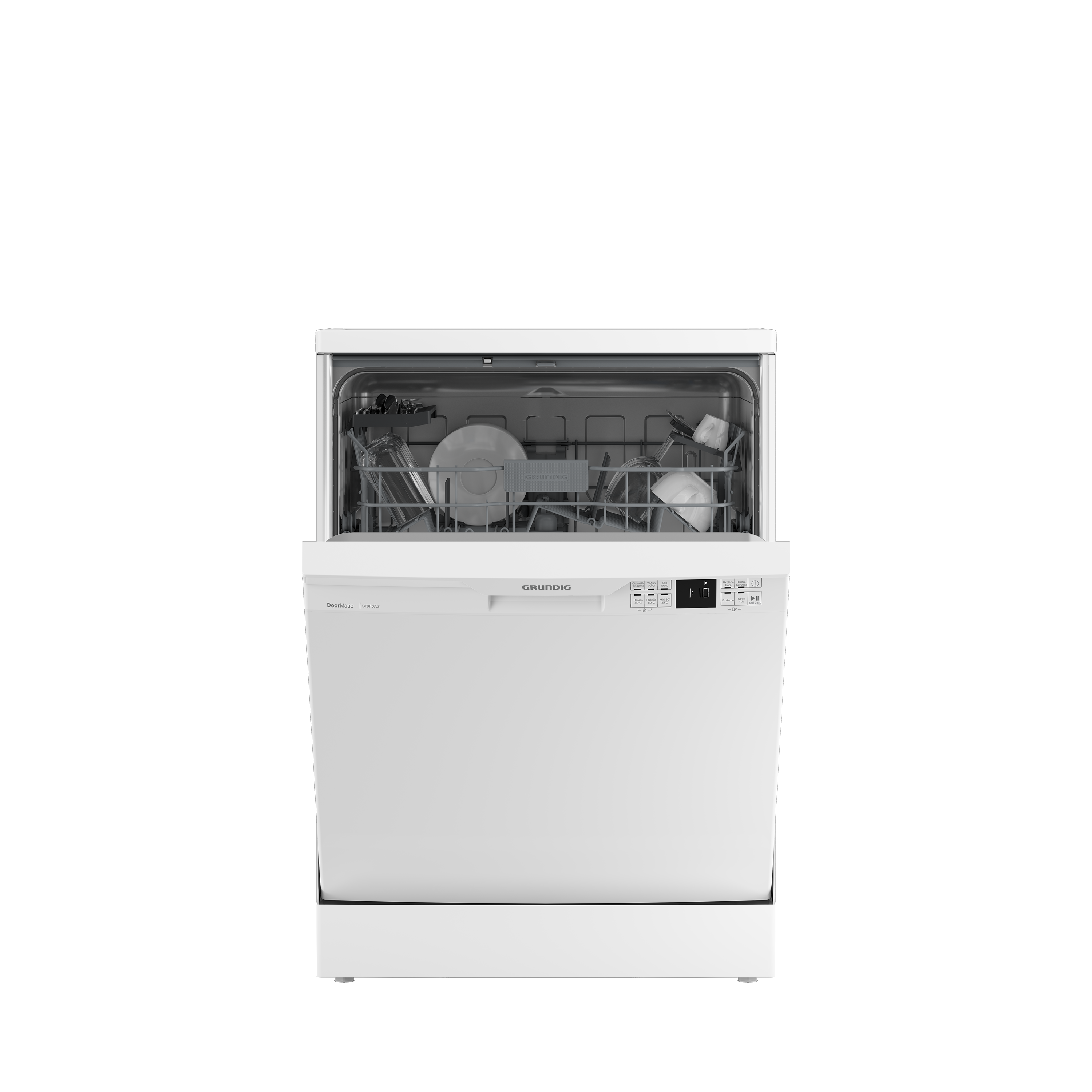 GRUNDIG GPDF 6732 D Enerji Sınıfı 14 Kişilik 6 Programlı Bulaşık ...
