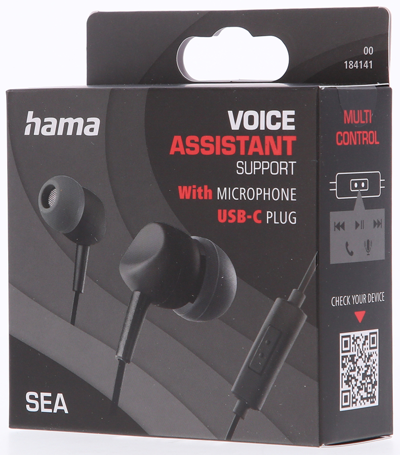 HAMA 184141 Sea Oordopjes In-ear USB-C Zwart kopen? | MediaMarkt