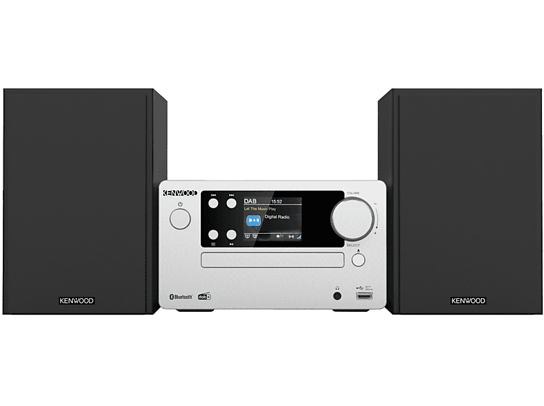 KENWOOD. M-725DAB-S Micro HiFi-System, silber online kaufen | MediaMarkt