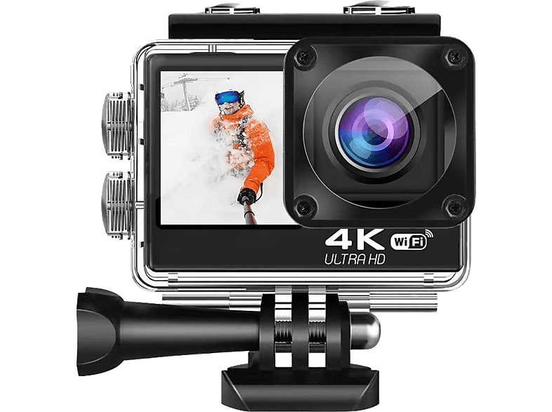 Cámara deportiva | SK8 CAMAV014, Negro, MP4, 4k, 1080