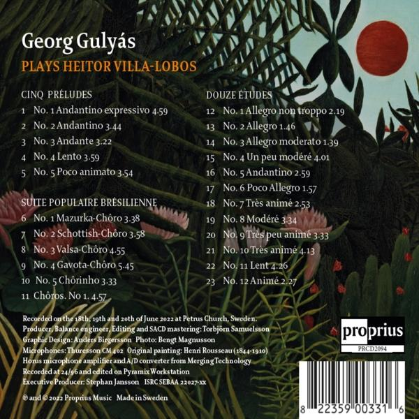 Georg Gulyas | GEORG GULYAS PLAYS HEITOR VILLA-LOBOS - (CD) Georg ...