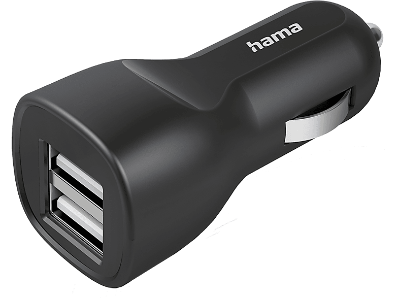 HAMA 201636 Autolader 2x USB 12W Zwart kopen? | MediaMarkt