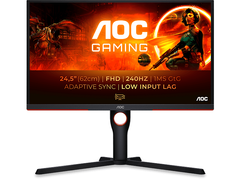 AOC 25G3ZM 24 5 Zoll Full HD Gaming Monitor 0 5 ms Reaktionszeit 240 Hz