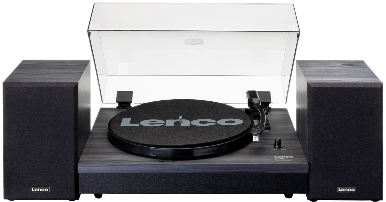 LENCO Bluetooth platenspeler met speakers (LS-301BK)