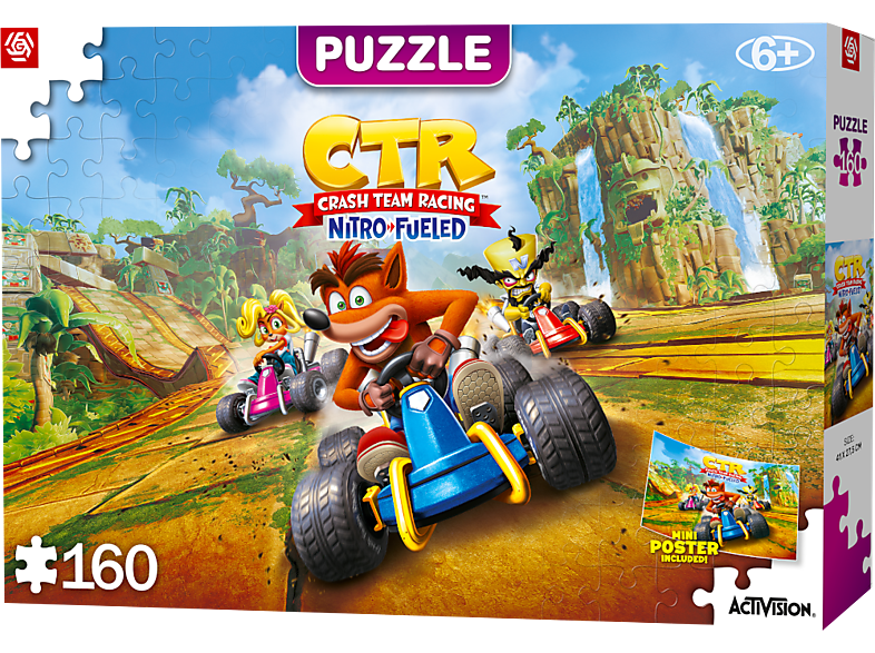 Kids Puzzle: Crash Team Racing Nitro-Fueled 160 db-os puzzle | MediaMarkt