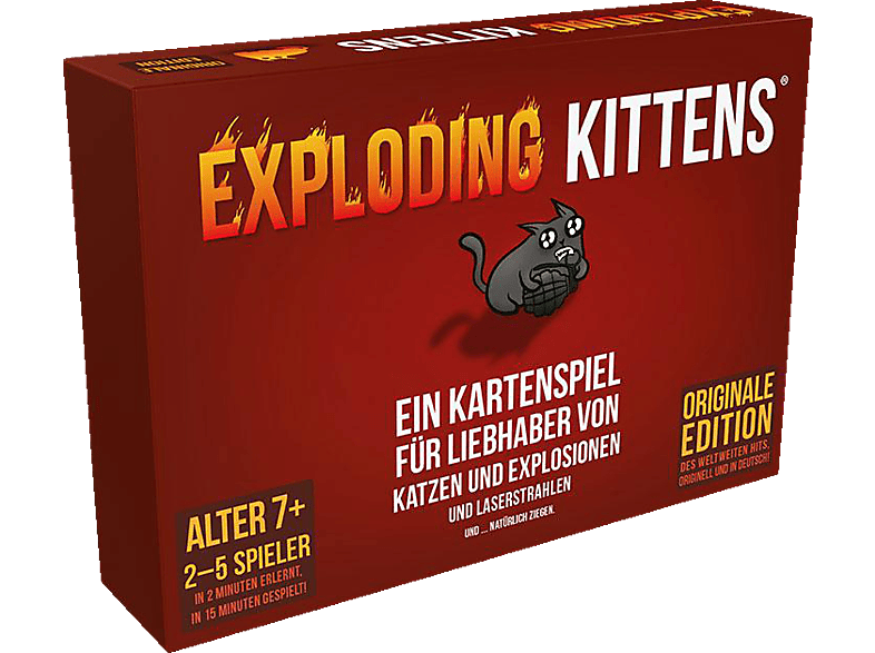 EXPLODING KITTENS Exploding Kittens Kartenspiel Mehrfarbig | MediaMarkt