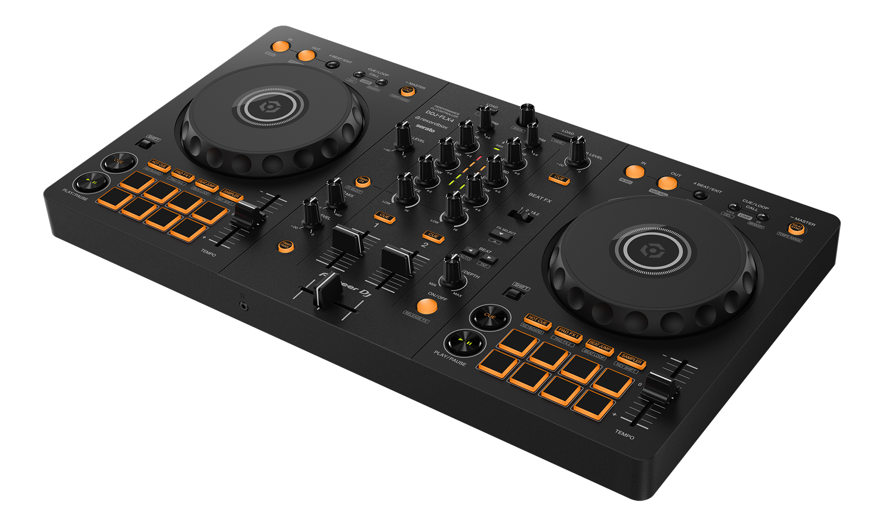 PIONEER DJ DDJ-FLX4 | 2-Kanal-DJ-Controller (Schwarz) | MediaMarkt