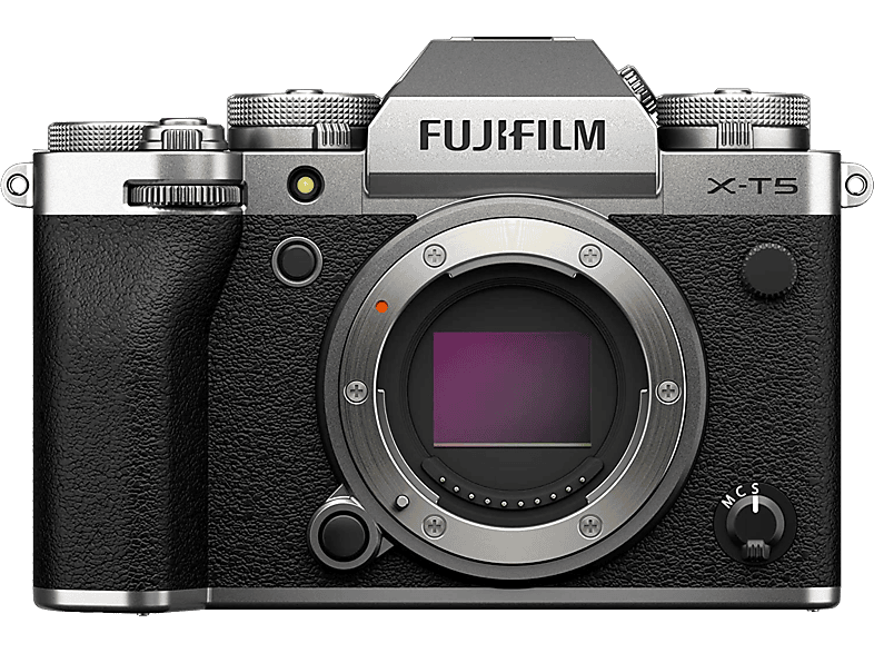 FUJIFILM X-T5 Systemkamera Gehäuse, 40.2MP, APS-C, 6.2K30p, 15B/s, OLED Sucher, 3 Zoll Touch LCD ...