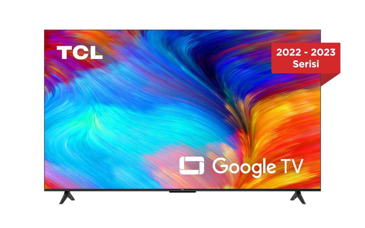 TCL 50P635 50" 126 Ekran Uydu Alıcılı Smart 4K UHD Google LED TV Siyah ...