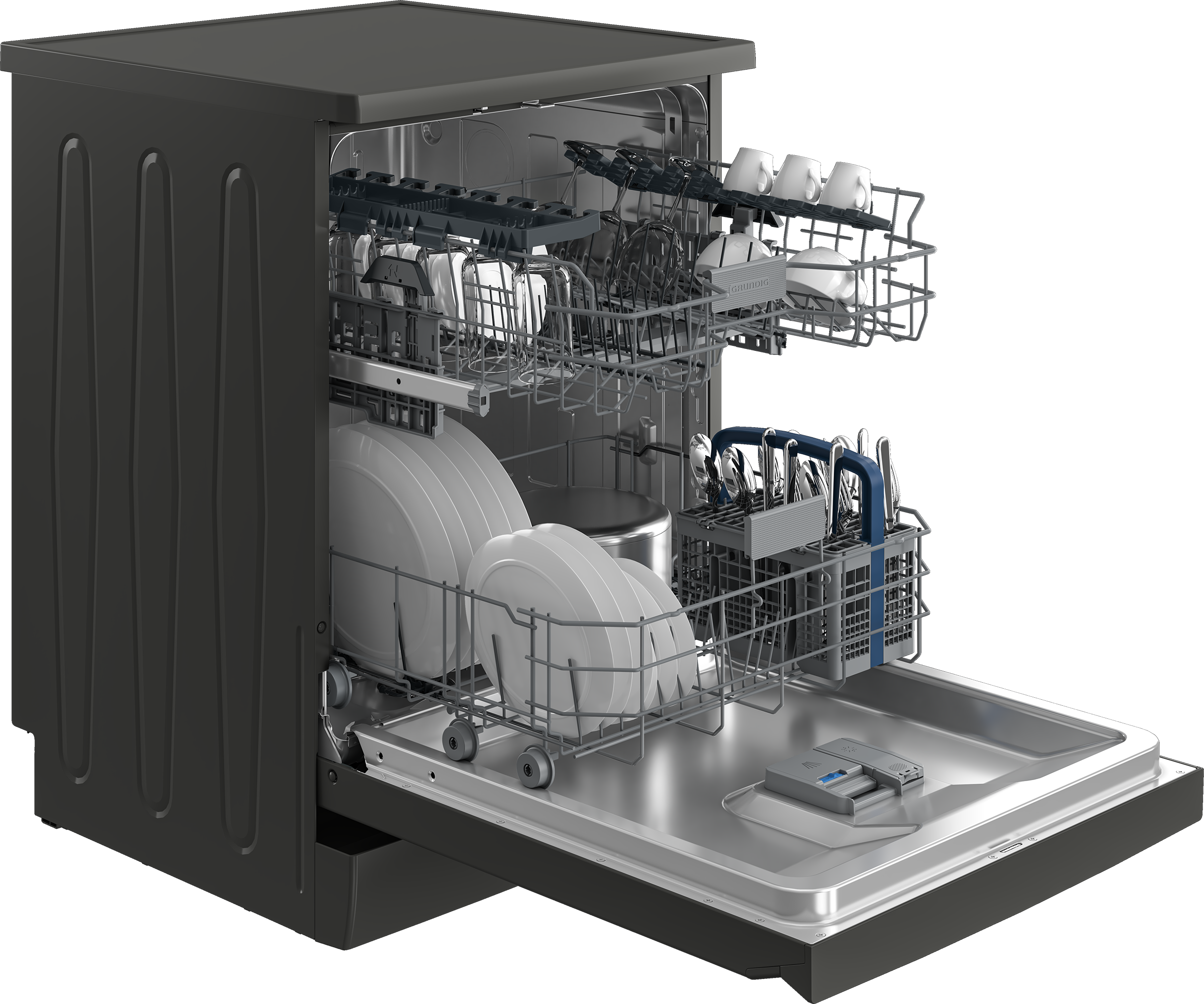 GRUNDIG GPDF 6732 MG D Enerji Sınıfı 14 Kişilik 6 Programlı Bulaşık ...